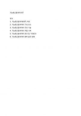 지능형교통체계 IST-1페이지