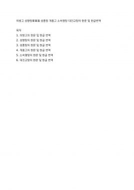 의방고 성향탕星香湯 성풍탕 개용고 소속명탕 대진교탕의 한문 및 한글번역-1페이지