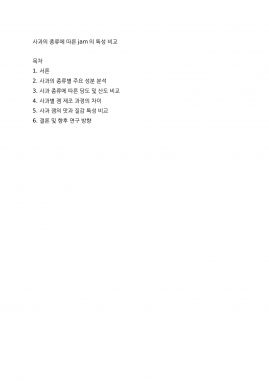 사과의 종류에 따른 jam의 특성 비교-1페이지
