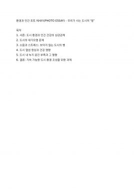 환경과 인간 포토 에세이(PHOTO ESSAY) - 우리가 사는 도시의 “암”-1페이지