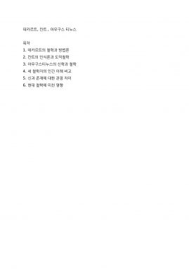 데카르트, 칸트 , 아우구스 티누스-1페이지