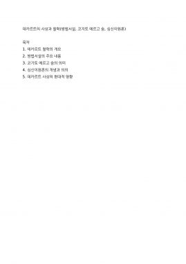 데카르트의 사상과 철학(방법서설, 코지토 에르고 숨, 심신이원론)-1페이지