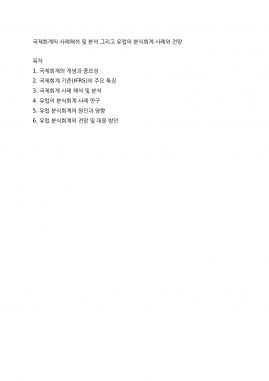 국제회계의 사례해석 및 분석 그리고 유럽의 분식회계 사례와 전망-1페이지