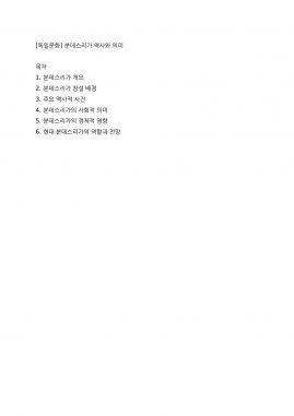 [독일문화] 분데스리가 역사와 의미-1페이지