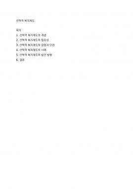 선택적 복지제도-1페이지