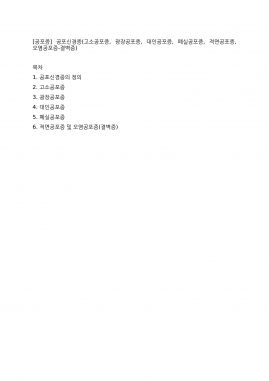 [공포증] 공포신경증(고소공포증, 광장공포증, 대인공포증, 폐실공포증, 적면공포증, 오염공포증-결벽증)-1페이지