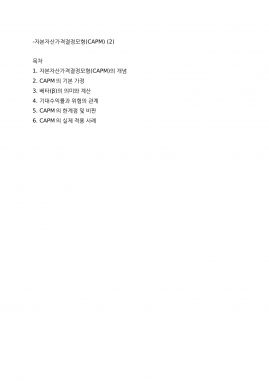 -자본자산가격결정모형(CAPM) (2)-1페이지