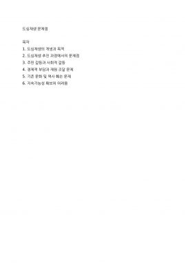 도심재생 문제점-1페이지