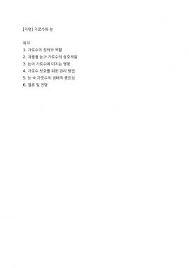 [자연] 가로수와 눈-1페이지