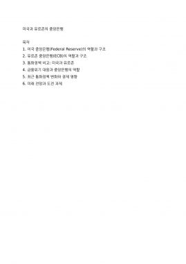 미국과 유로존의 중앙은행-1페이지