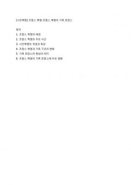 [시민혁명] 프랑스 혁명-프랑스 혁명의 가족 로망스-1페이지