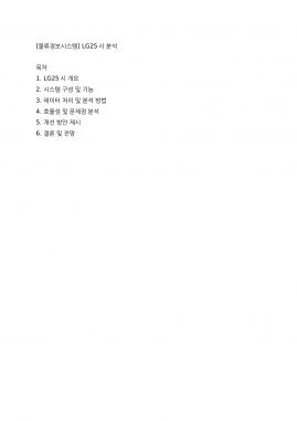 [물류정보시스템] LG25시 분석-1페이지