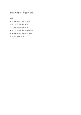 청소년 자치활동 자치활동의 관점-1페이지