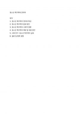 청소년 폭주족에 관하여-1페이지