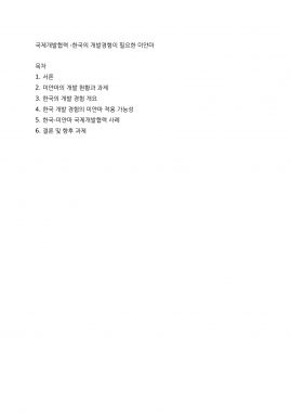 국제개발협력 -한국의 개발경험이 필요한 미얀마-1페이지