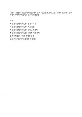 [음반시장][음악시장]음반시장(음악시장)의 발전,동향,수익구조, 음반시장(음악시장)의 폭압적세제,디지털음반유통,위축해결방안-1페이지