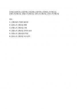 [산별교섭][증권노조][은행노조][금융노조][언론노조]증권노조산별교섭, 은행노조산별교섭, 금융노조산별교섭, 언론노조산별교섭, 금속노조산별교섭-1페이지