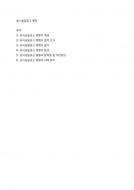 공시송달공고 명령-1페이지