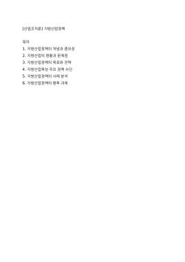 [산업조직론] 지방산업정책-1페이지