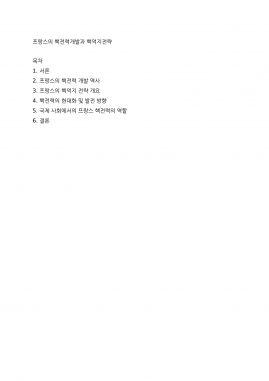 프랑스의 핵전력개발과 핵억지전략-1페이지