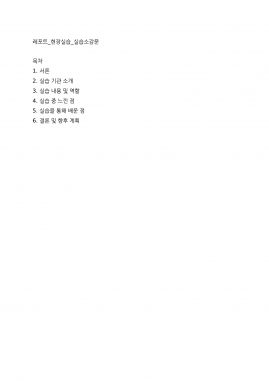 레포트_현장실습_실습소감문-1페이지