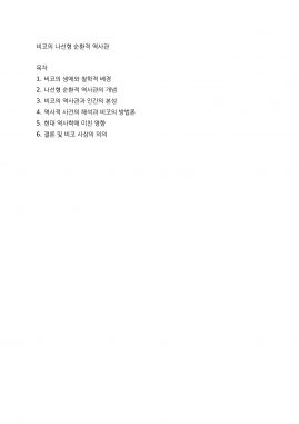 비코의 나선형 순환적 역사관-1페이지