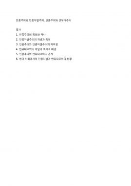 인종주의와 인종차별주의, 인종주의와 반유대주의-1페이지
