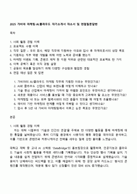 2025 가비아 마케팅-AI-1페이지
