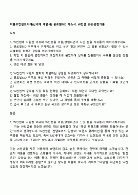 더블유컨셉코리아(신세계 계열사) 글로벌MD 자소서-1페이지