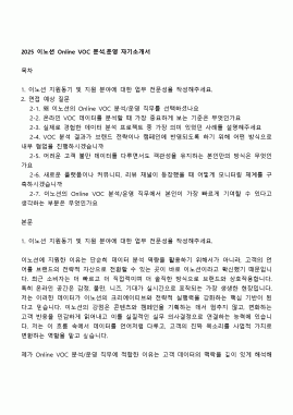 2025 이노션 Online VOC 분석-1페이지
