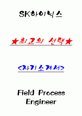 SK하이닉스 Field Process Engineer 자기소개서-1페이지