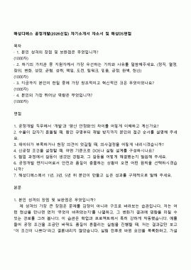 해성디에스 공정개발(2026신입) 자기소개서 자소서 및 해성DS면접-1페이지