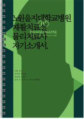 노원을지대학교병원 재활치료실 물리치료사 자기소개서-1페이지