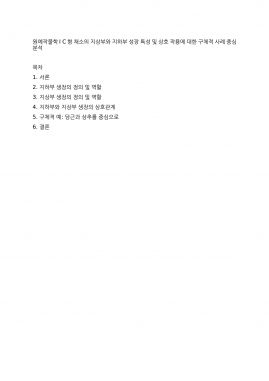 원예작물학I C형 채소의 지상부와 지하부 성장 특성 및 상호 작용에 대한 구체적 사례 중심 분석-1페이지