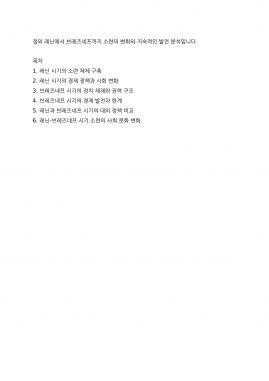 정외 레닌에서 브레즈네프까지 소련의 변화와 지속적인 발전 분석입니다-1페이지