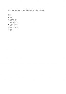 셰익스피어 희곡 템페스트 3막 심층 분석과 주요 테마 고찰입니다-1페이지