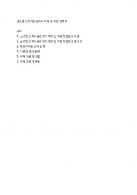 글로벌 인적자원관리의 이해 및 적용 방법론-1페이지