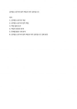 공작물 소유자의 법적 책임과 의무 검토입니다-1페이지