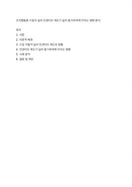 조직행동론 수입차 딜러 인센티브 제도가 딜러 동기부여에 미치는 영향 분석-1페이지
