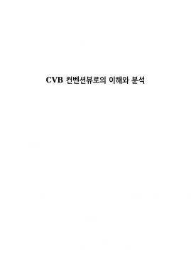 CVB 컨벤션뷰로의 이해와 분석-1페이지