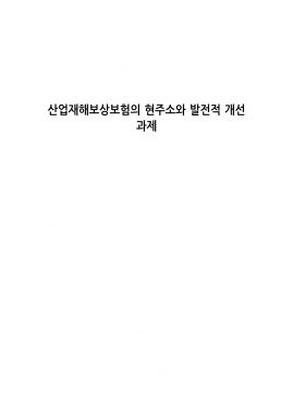 산업재해보상보험의 현주소와 발전적 개선 과제-1페이지
