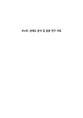 Fe3C 상태도 분석 및 응용 연구 자료-1페이지