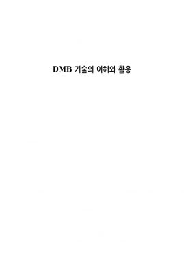 DMB 기술의 이해와 활용-1페이지