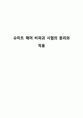 슈미트 해머 비파괴 시험의 원리와 적용-1페이지