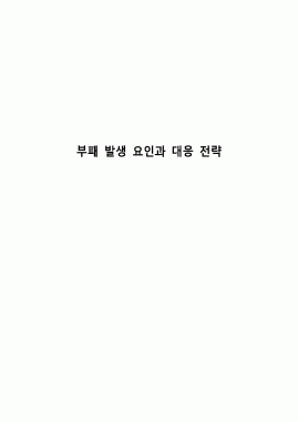 부패 발생 요인과 대응 전략-1페이지