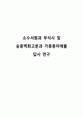 소수서원과 부석사 및 숭흥벽화고분과 가흥동마애불 답사 연구-1페이지