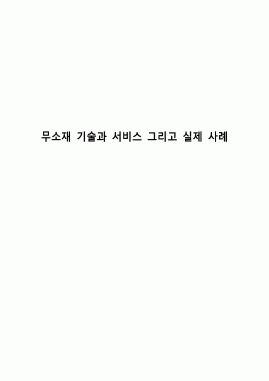 무소재 기술과 서비스 그리고 실제 사례-1페이지