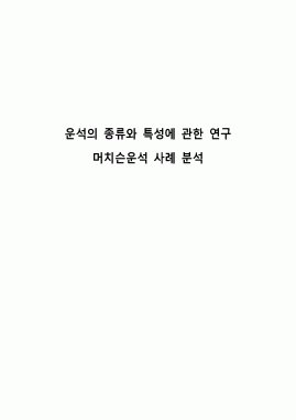 운석의 종류와 특성에 관한 연구 머치슨운석 사례 분석-1페이지