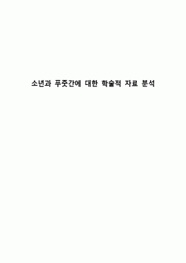 소년과 푸줏간에 대한 학술적 자료 분석-1페이지