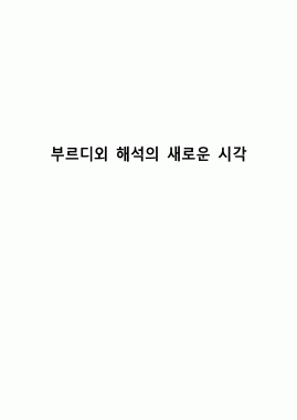 부르디외 해석의 새로운 시각-1페이지